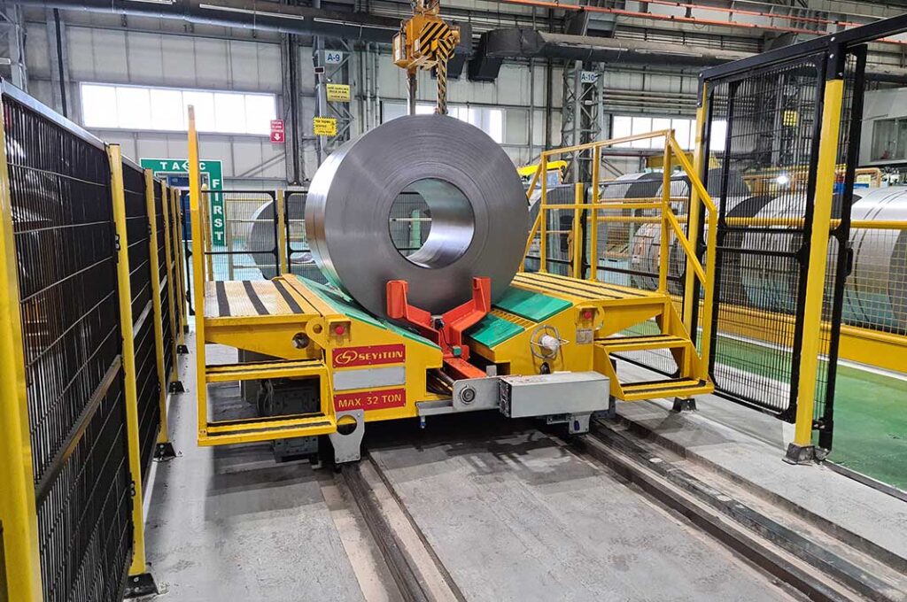 Heavy-Duty Coil Transfer Carts - Seyiton